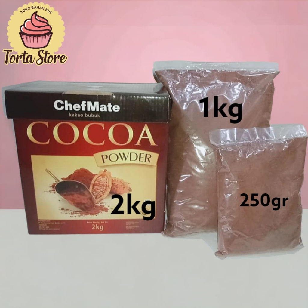 Jual R. Chefmate Purecocoa Powder / Coklat Bubuk 250gr & 1kg | Shopee ...