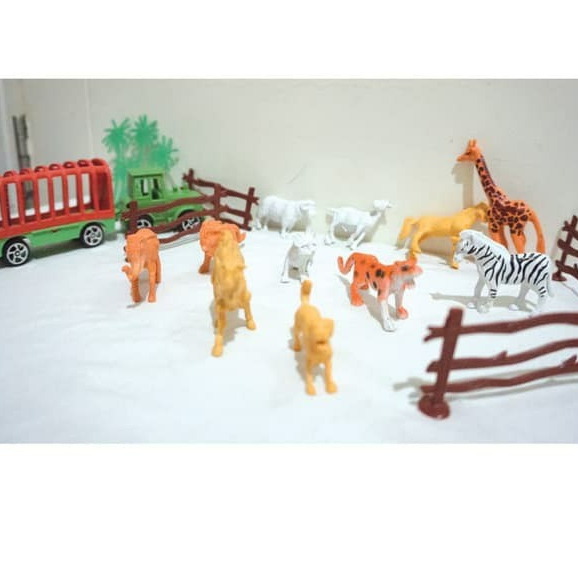 Jual MAINANBEKASIKIDS MAINAN MINIATUR HEWAN KEBUN BINATANG ANIMAL NEW ...