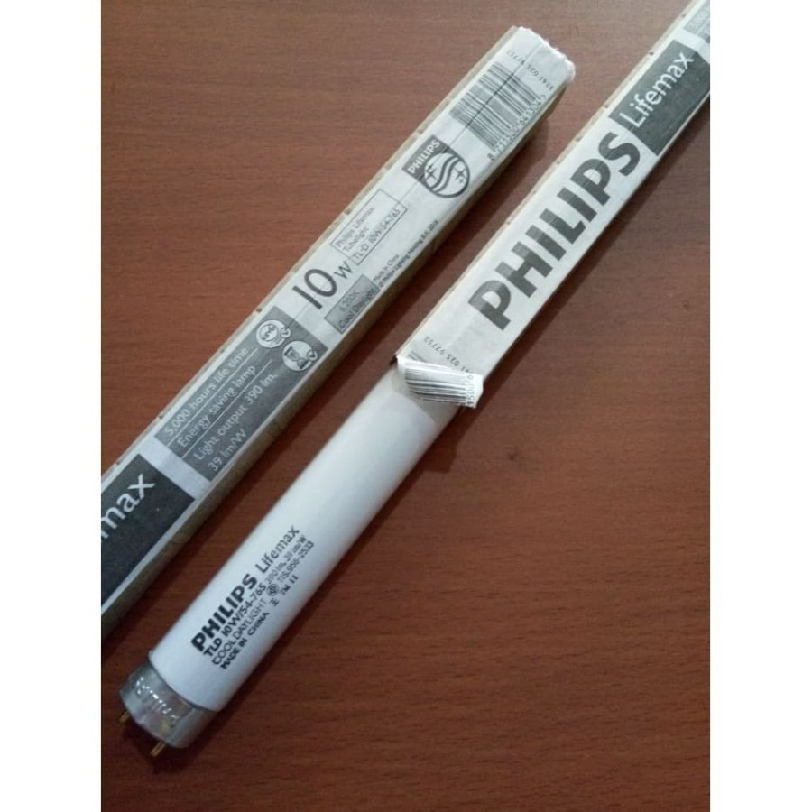 Jual Lampu TL Philips 10W 18Watt 36Watt TL-D Neon Putih TL T8 Philips ...