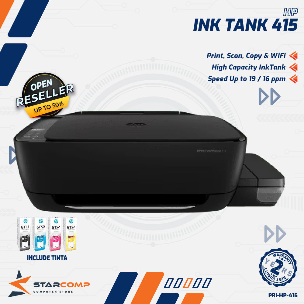 Jual Printer HP Ink Tank 415 (Print Scan Copy Wifi) InkTank HP415 ...