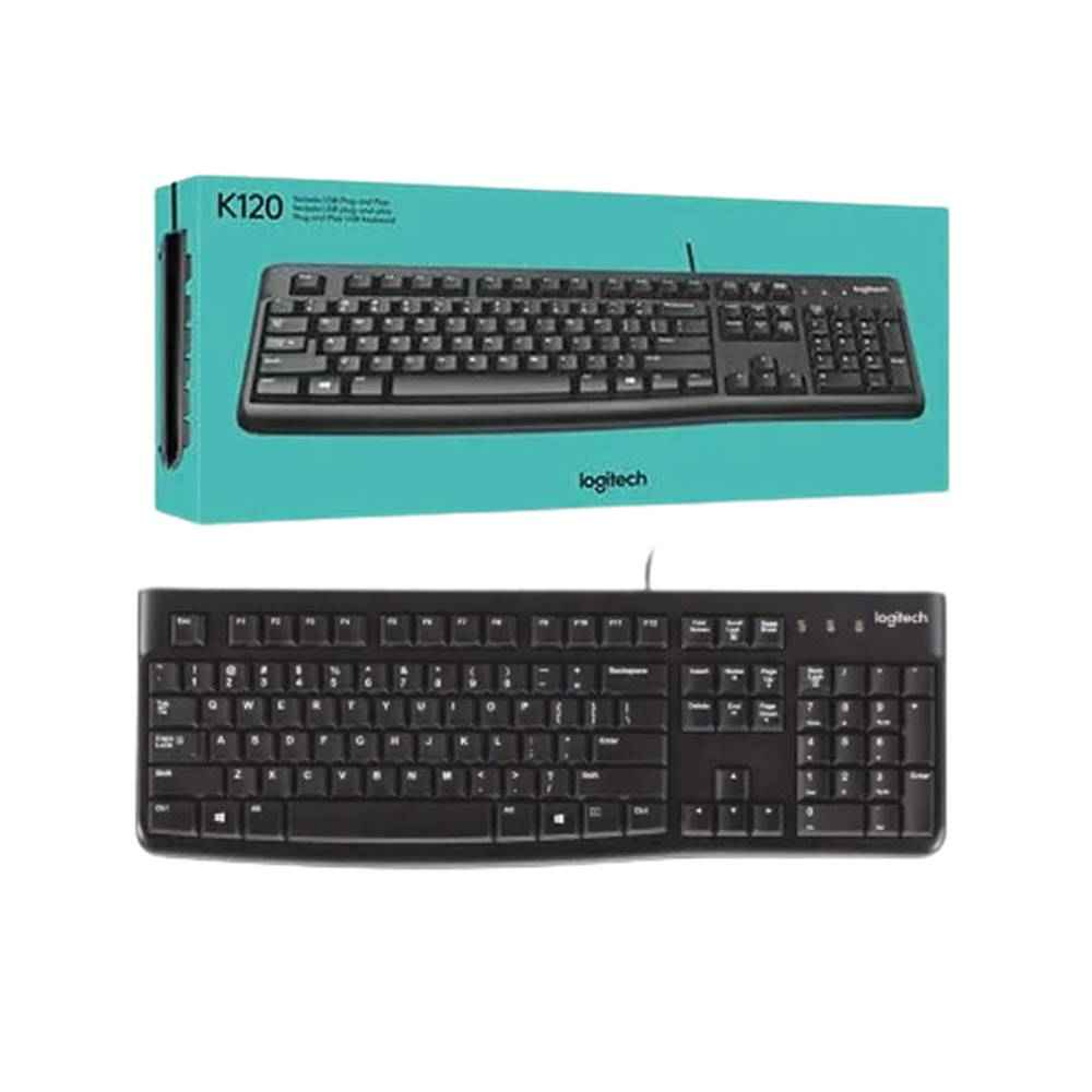 Jual Keyboard Logitech K120 Keyboard USB Laptop Komputer PC Keyboard Logitech K 120 Original ...