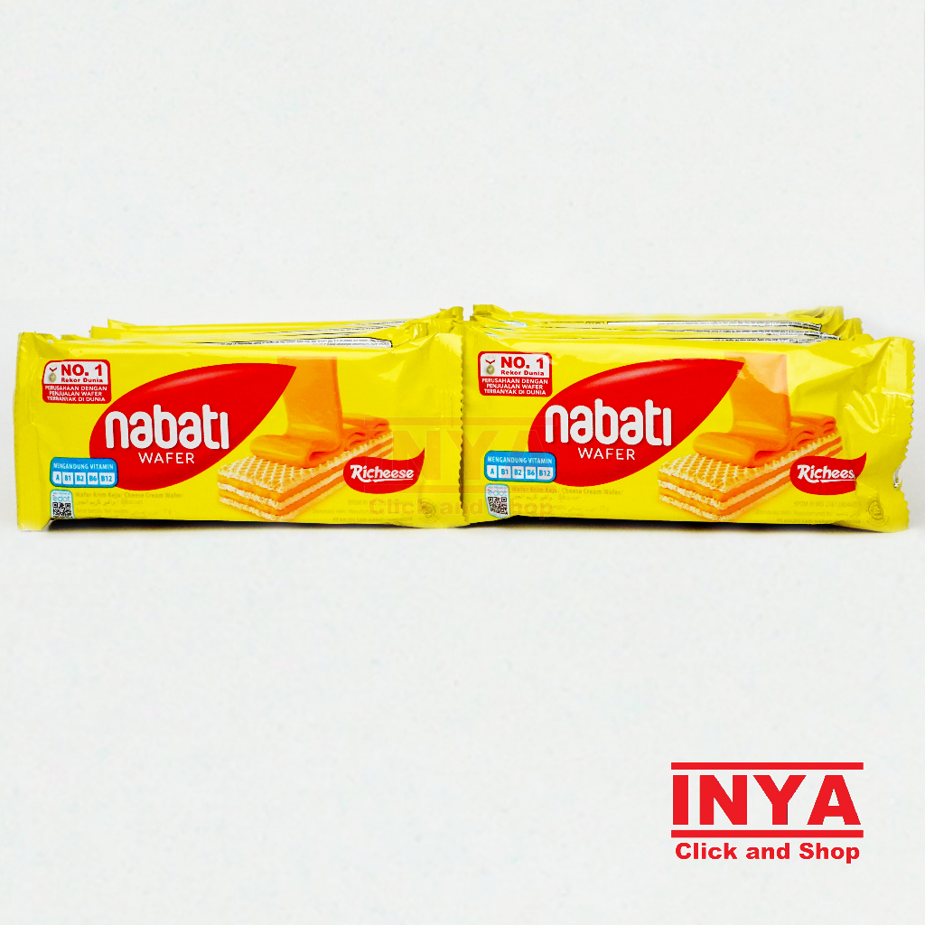Jual Richeese Nabati Wafer 10x17gr Renceng - Cheese Cream Wafer ...