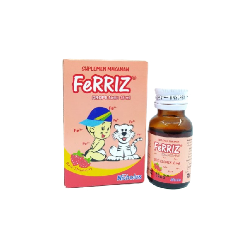 Jual FERRIZ DROPS 15 ML MEMENUHI KEBUTUHAN ZAT BESI & FUNGSI KOGNITIF ...
