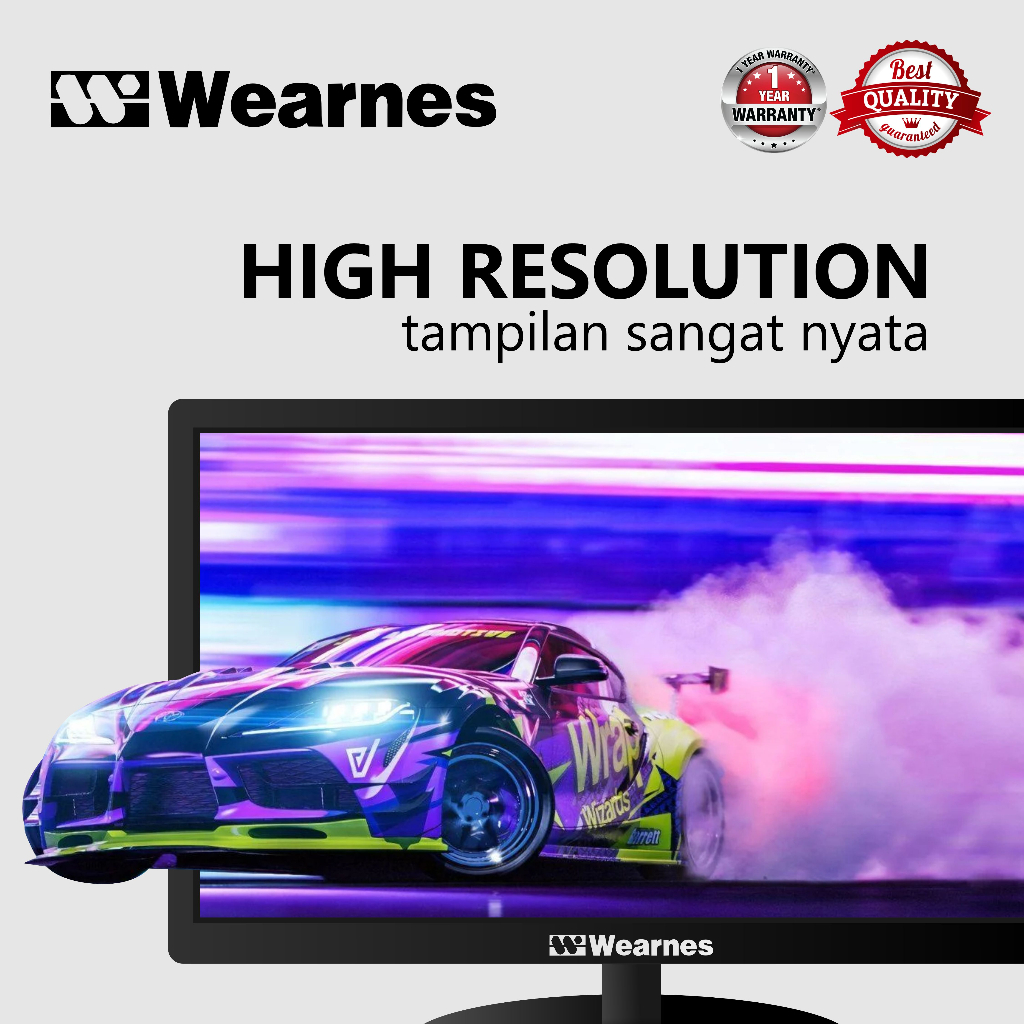 Jual Monitor Wearnes HD LED 15.6" High Resolution WL16W Berkualitas ...
