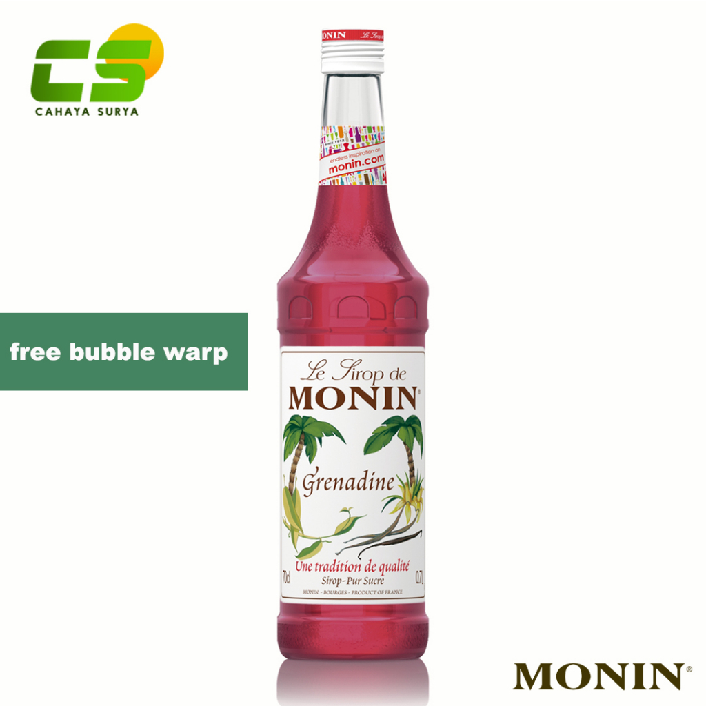 Jual Monin Syrup/Sirup - Grenadine Syrup 700 ml | Shopee Indonesia
