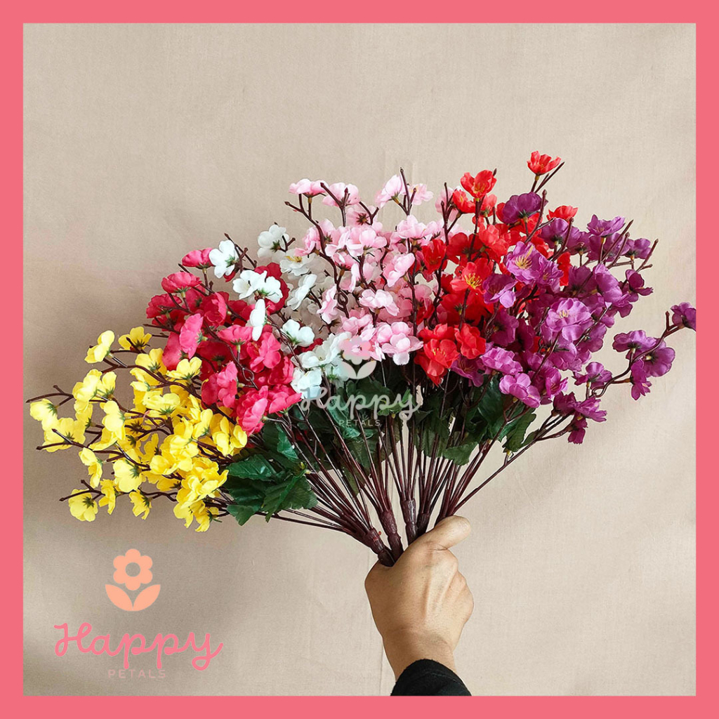 Jual Artifical Jumbo Sakura Cherry Blossom Flower Bunga Imlek Chinese ...