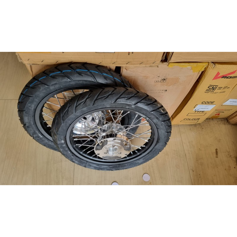 Jual velg N max new ring 14 v rossi plus ban | Shopee Indonesia