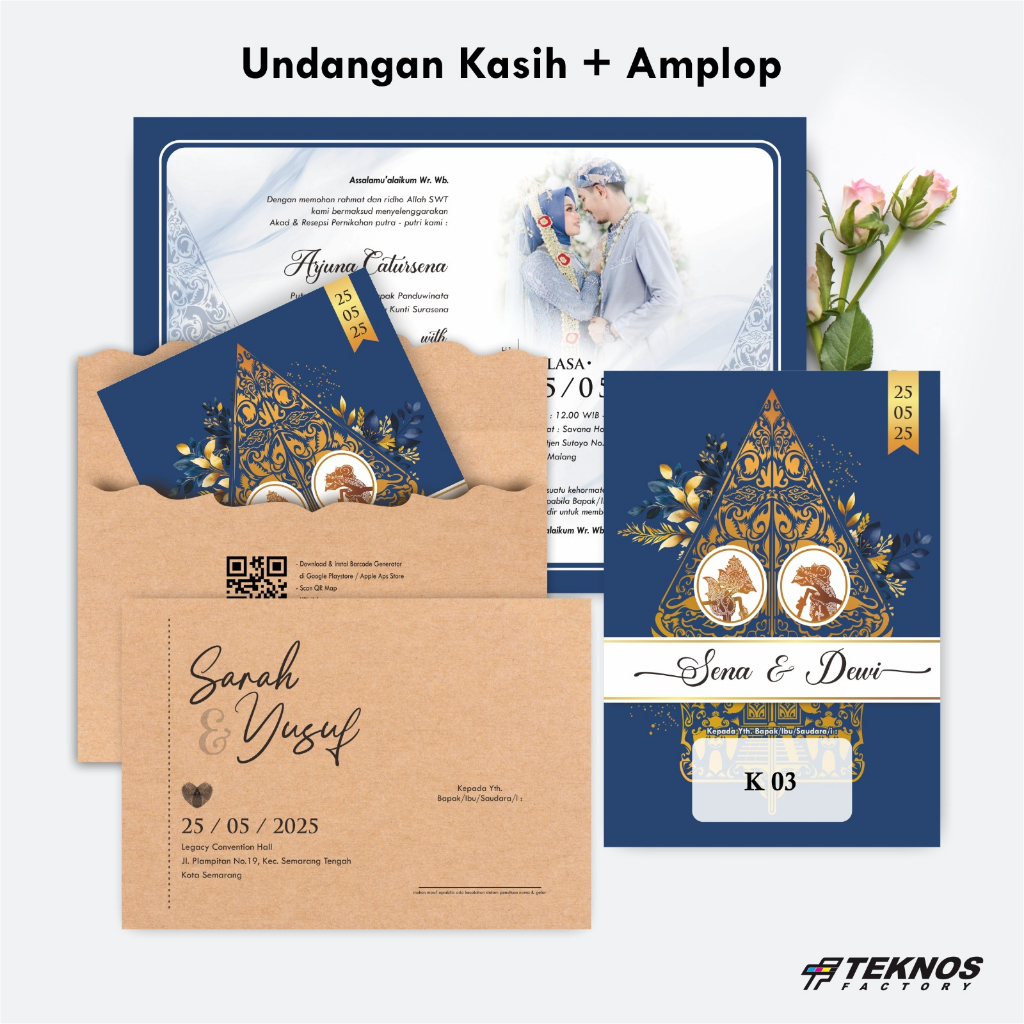 Jual UNDANGAN AMPLOP PERNIKAHAN AESTHETIC - UNDANGAN AMPLOP CETAK ...