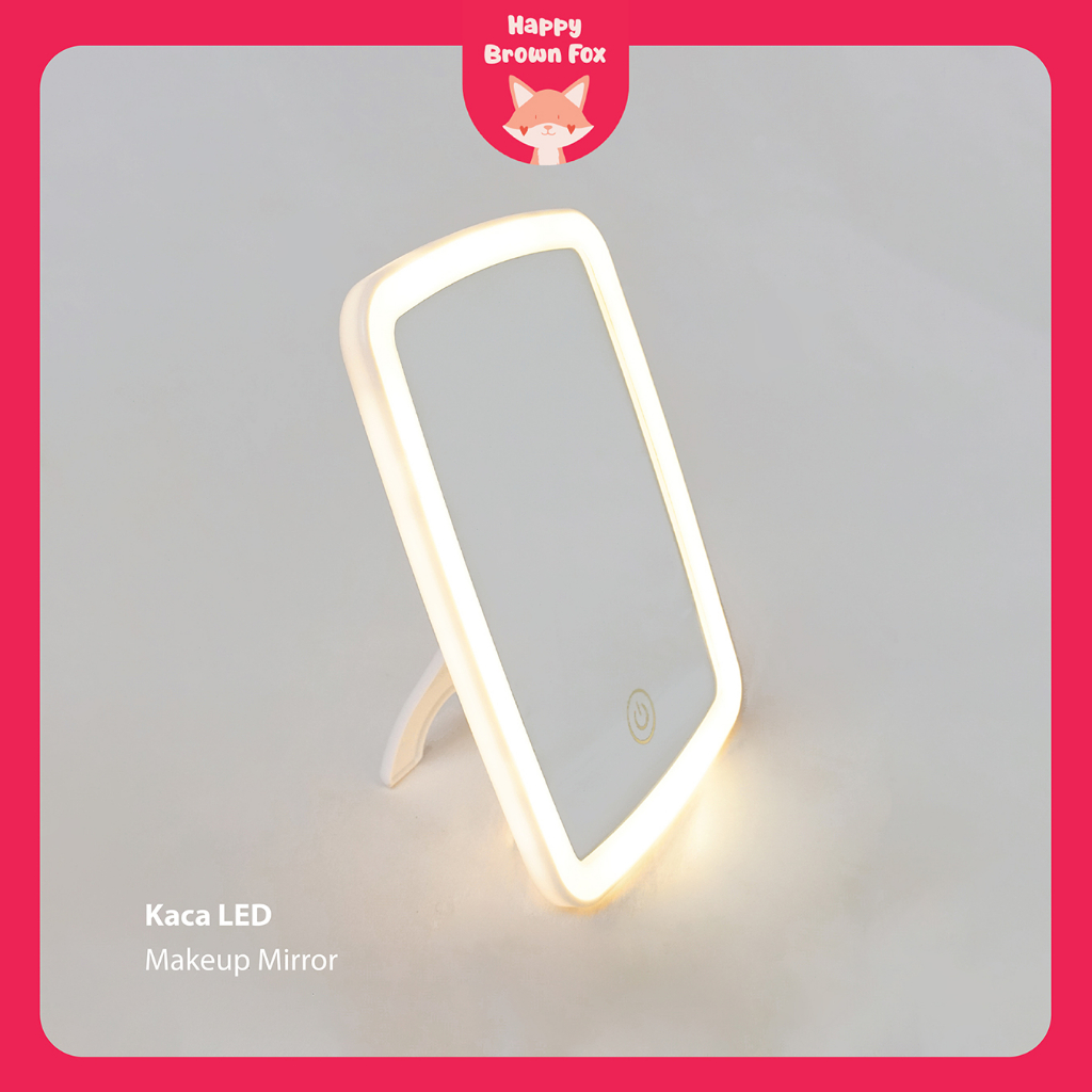 Jual Cermin Kaca Rias Makeup Lampu LED Mirror Sensor Touch Screen ...