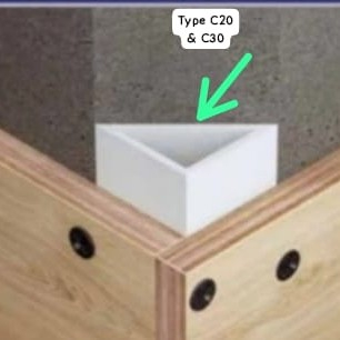 Jual Corner bead C20(2,5m)(Black)Plastic chamfer PVC fillet sudutan ...