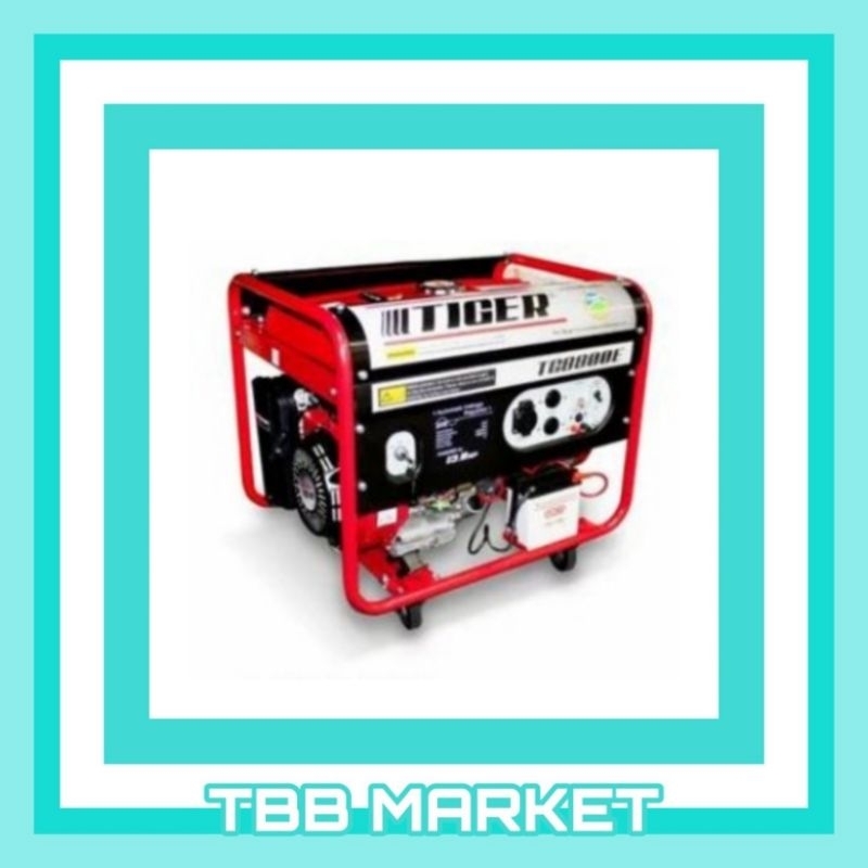Jual Mesin Genset Tiger TG 8800 Alat Generator Listrik 5000 Watt STATER ...