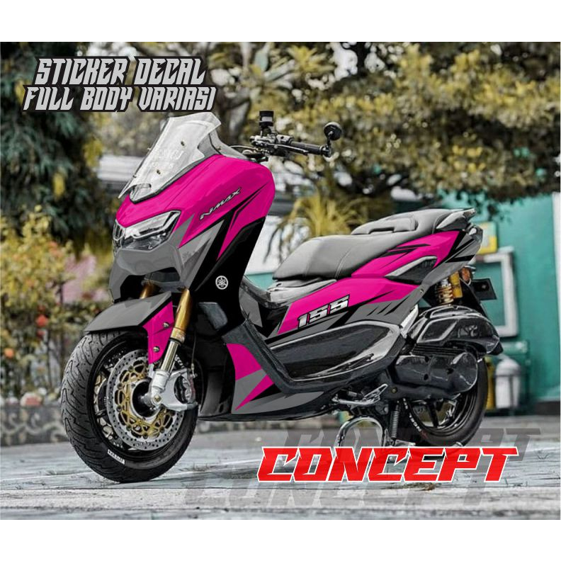 Jual Decal sticker yamaha nmax old/new full body variasi simple bisa ...