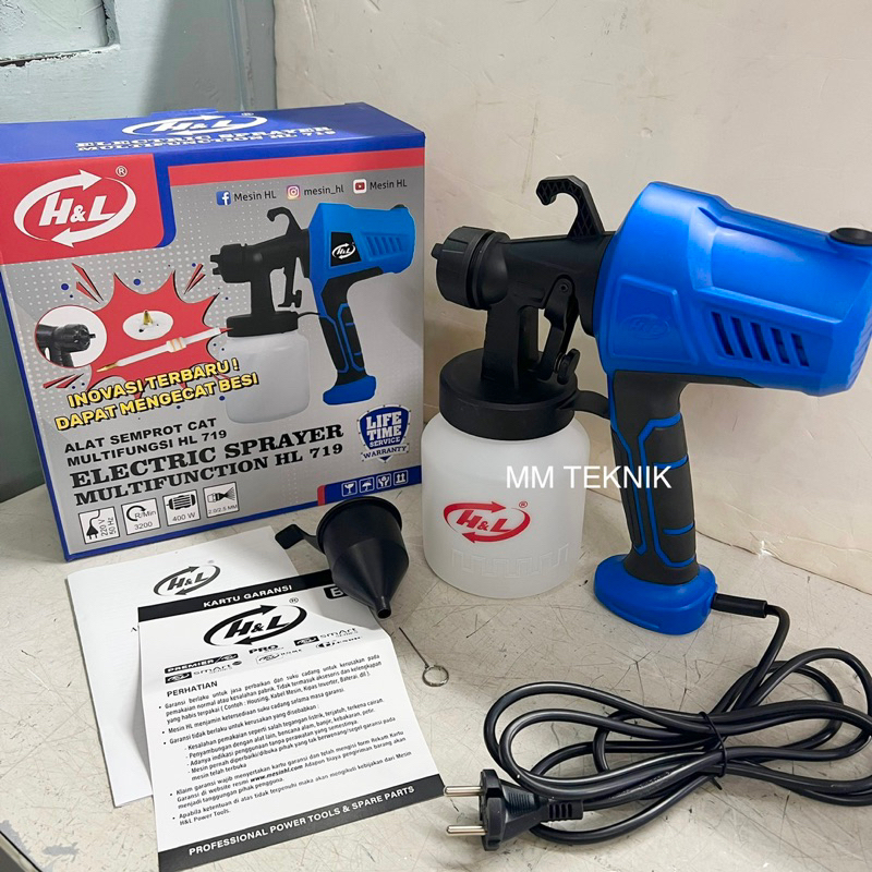 Jual Electric Sprayer Multifunctional HL 719 Spray Gun Elektrik Cat ...
