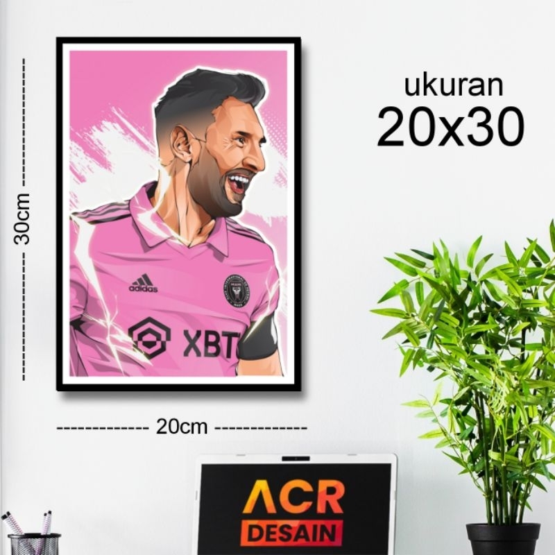 Jual Poster Pemain Bola [Frame 20x30] - Vector Art by acrdesain ...