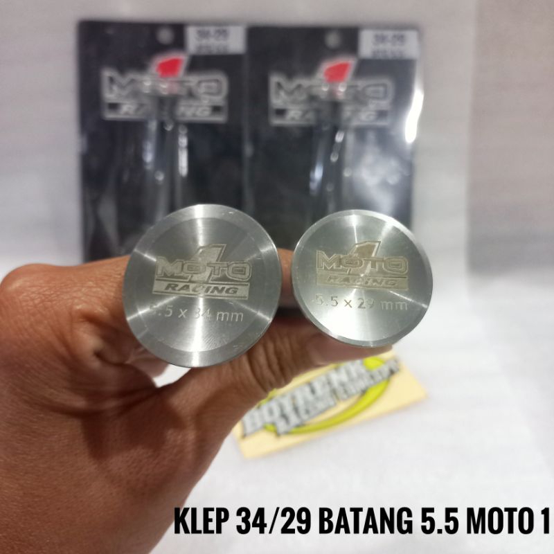 Jual KLEP SET 34/29 BATANG 5.5 MOTO 1 ORIGINAL-BOYRENK RACING | Shopee ...
