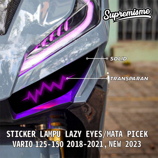 Jual Stiker Lampu Mata Picek Vario 125 /150 2018-2021 | Stiker Lazy ...