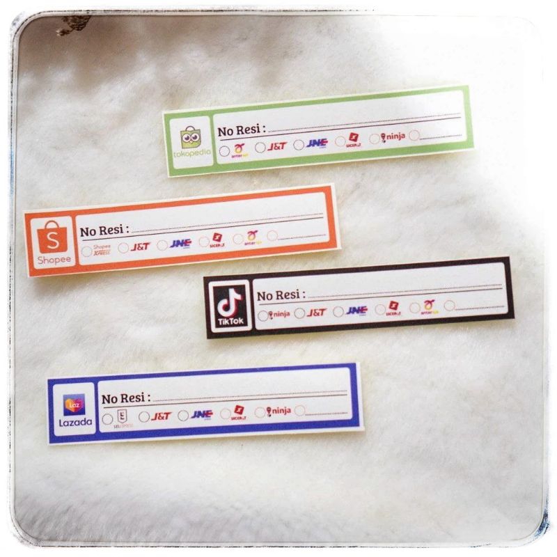 Jual STIKER RESI | LABEL PENGIRIMAN | RESI PENGIRIMAN | STIKER PAKET ...