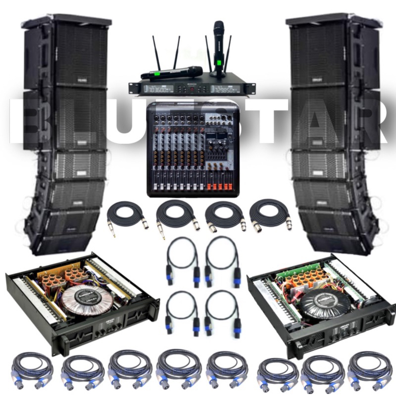 Jual Paket Line Array Ashley Soundminiature Original 8 Mid + 4 Subwoofer | Shopee Indonesia