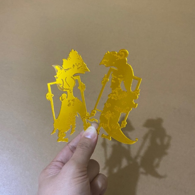 Jual REPLIKA WAYANG RAMA & SHINTA / GUNUNGAN GOLD MIRROR DEKORASI HIASAN MAHAR SESERAHAN ...
