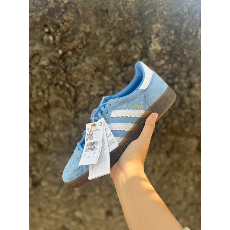 Jual Adidas Originals Handball Spezial - Ice Blue | Shopee Indonesia