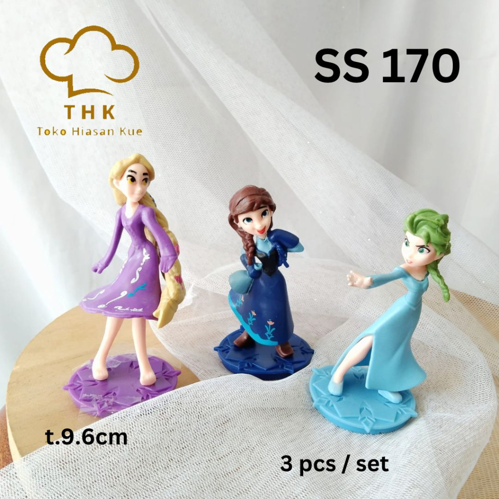 Jual SS170 - Hiasan Kue Cake Topper Boneka Pajangan Frozen Ana Elsa ...