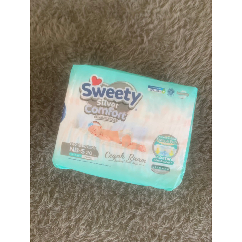 Jual Sweety silver comfort tipe perekat NB-S20pcs | Shopee Indonesia