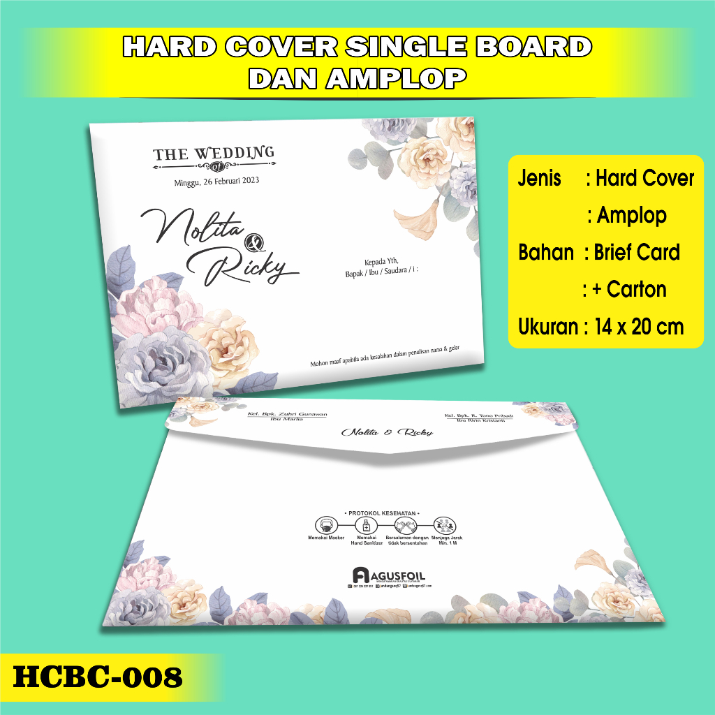 Jual Undangan Pernikahan Hard Cover Amplop Elegan Mewah Model HCBC | Shopee Indonesia