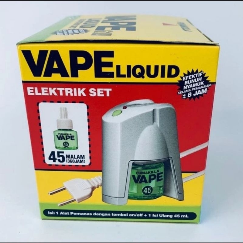 Jual FUMAKILLA VAPE OBAT ANTI NYAMUK ELETRIK 45 MALAM 360 JAM | Shopee ...