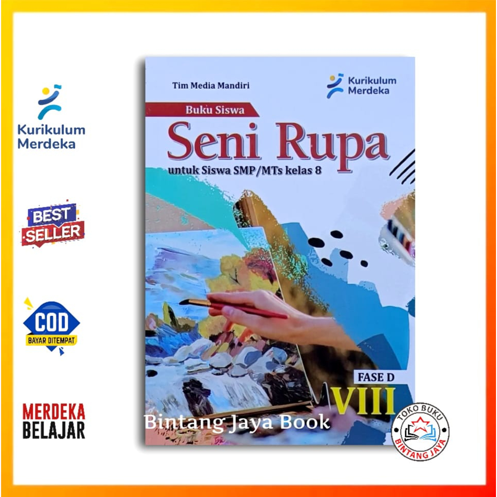 Jual Buku Siswa Seni Rupa SMP Kelas 8 Kurikulum Merdeka - Buku Seni Rupa Kelas VIII SMP/MTs ...