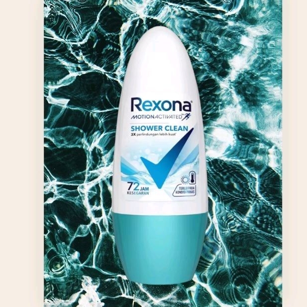 Jual Rexona Women Deodorant Roll On Shower Clean 45ml | Shopee Indonesia