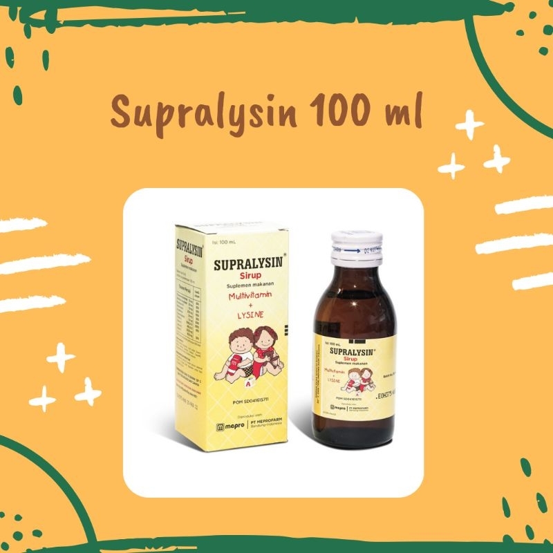 Jual PROMO! Supralysin Vitamin Anak 100 ml | Shopee Indonesia