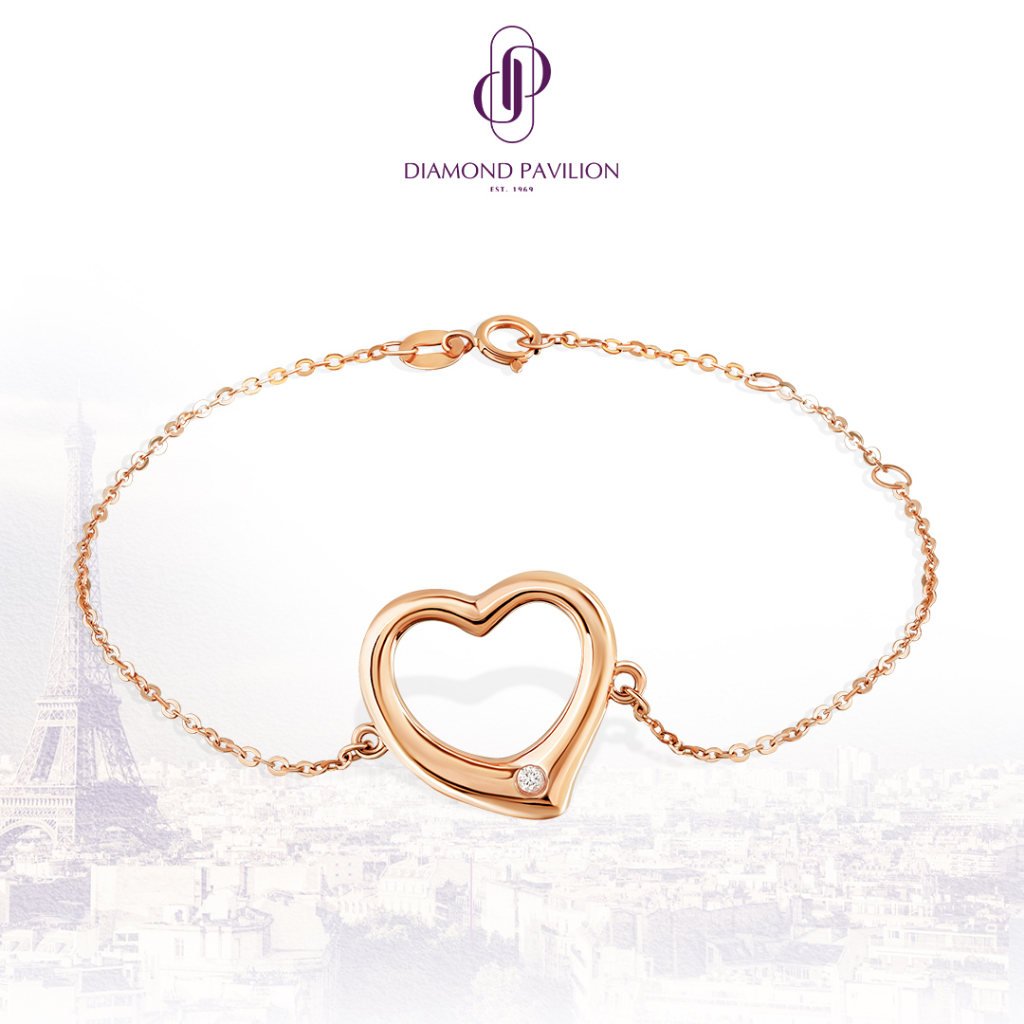 Jual Diamond Pavilion Gelang Emas Batu Berlian Love Secret Bracelet ...