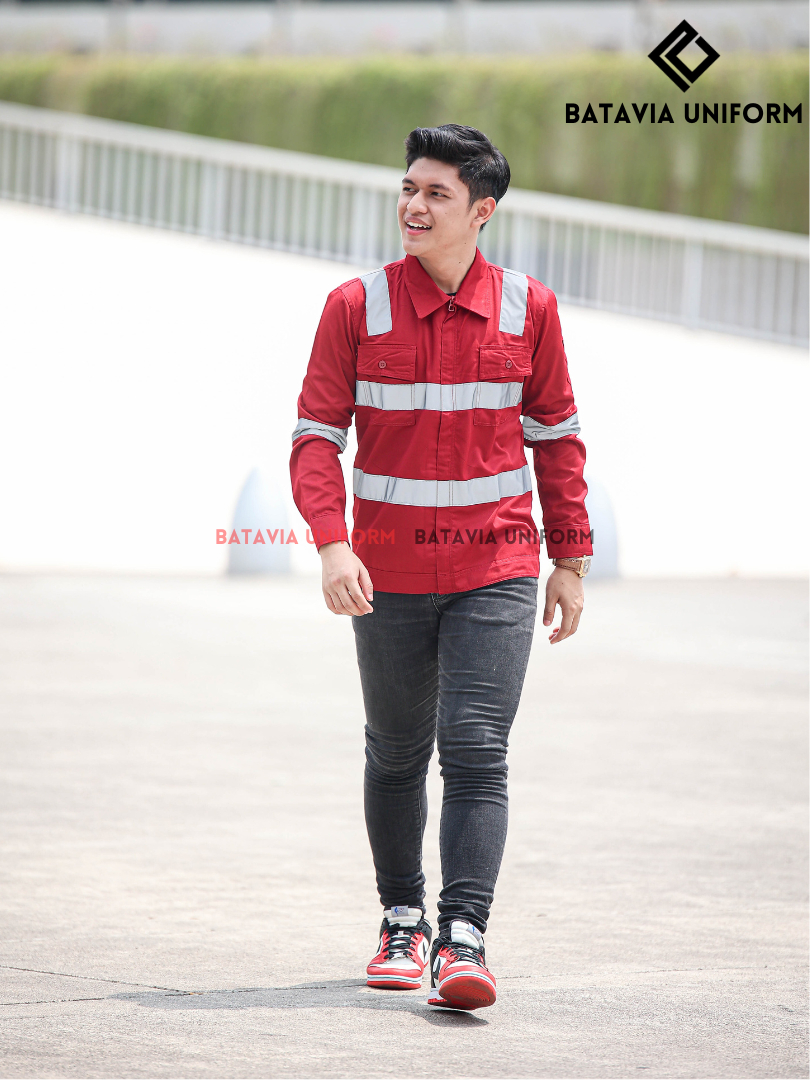 Jual Safety Rembo by Batavia Uniform - Baju Kemeja Wearpack Safety K3 ...