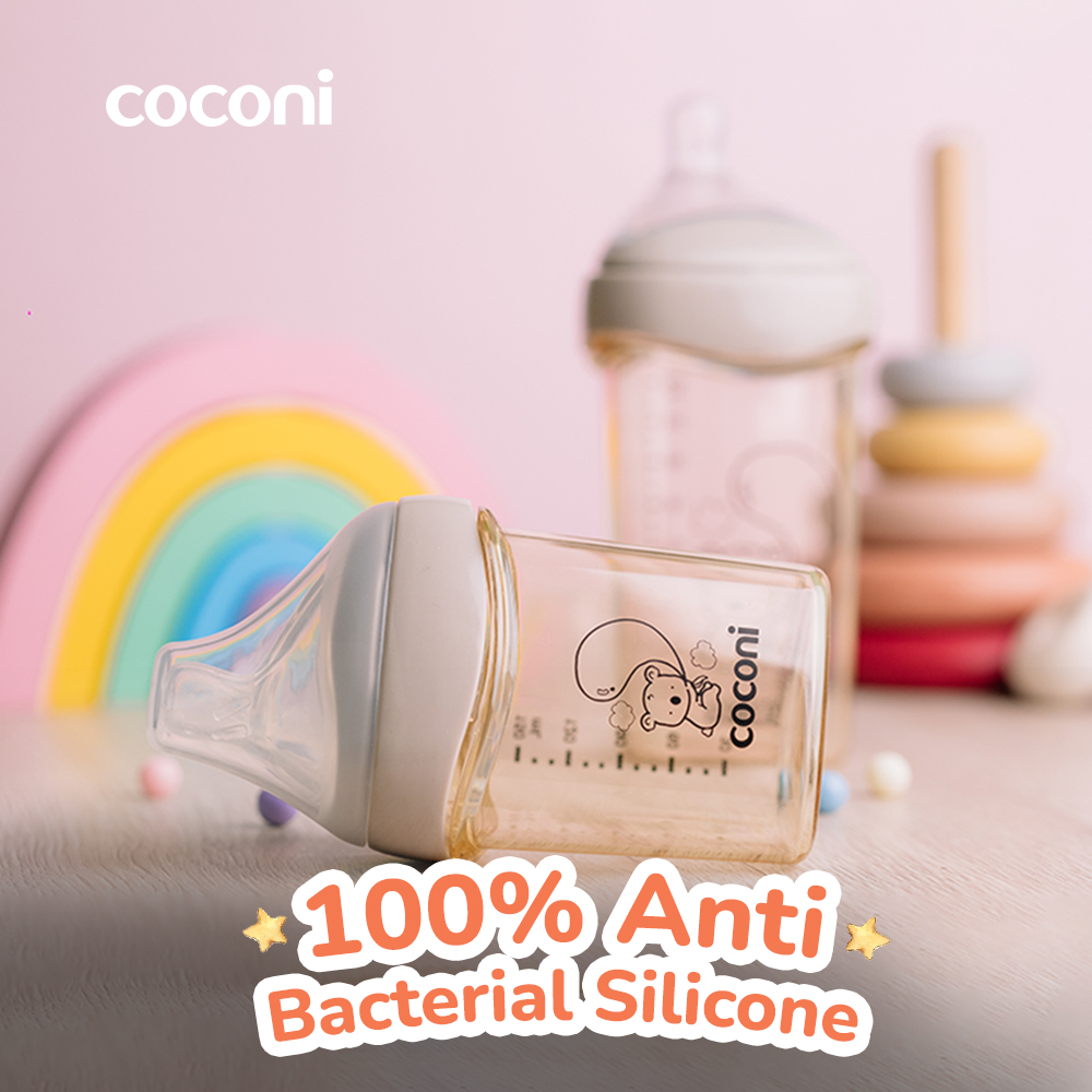 Jual COCONI Triangle Feeding Baby Bottle 150/240ml PPSU | Botol Susu ...