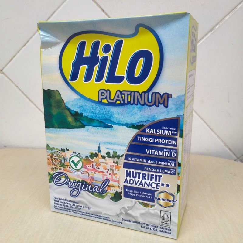 Jual Hilo Platinum Original 360 g ( 12 Sachet ) | Shopee Indonesia