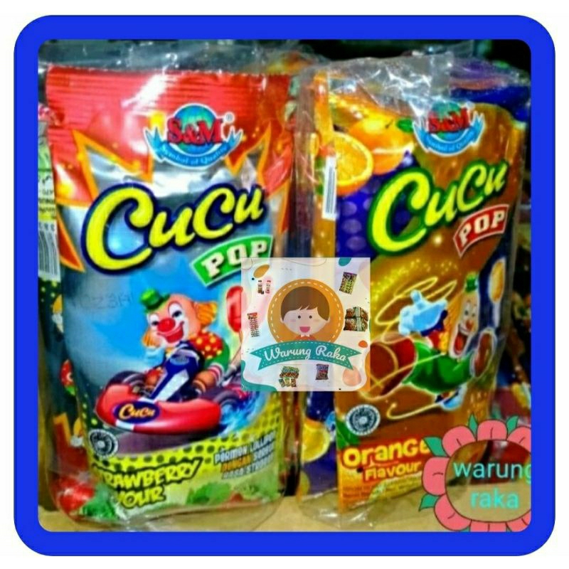 Jual permen lolipop CUCU pop/1 renceng isi 10 pcs lolipop celup jadul ...