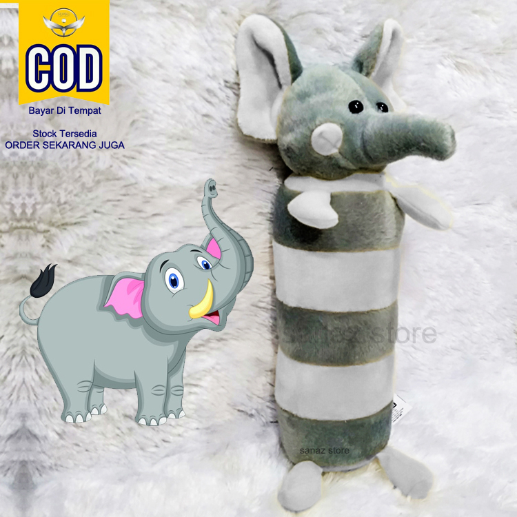 Jual Boneka Guling gajah mini/Guling karakter mini/Boneka Murah/Guling ...