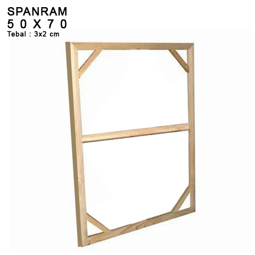 Jual Spanram Rangka Frame Kayu 50x70 cm | Shopee Indonesia