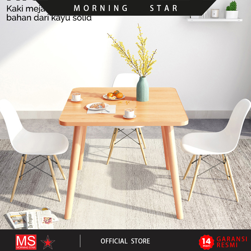 Jual Meja Kayu Persegi / Meja Kayu Aesthetic / Meja Kopi Minimalis ...