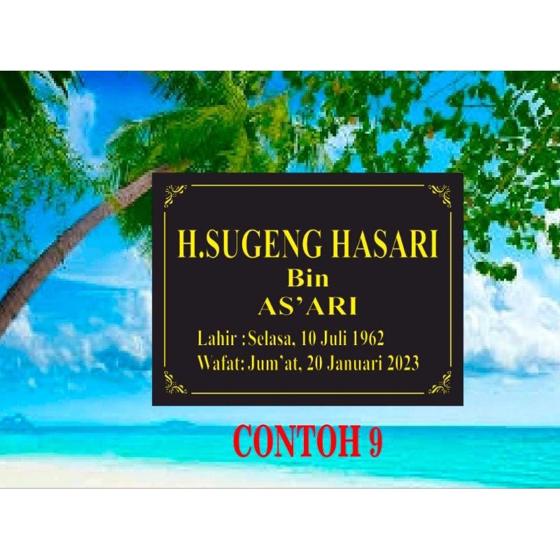 Jual Tulisan Nisan Grafir | Shopee Indonesia