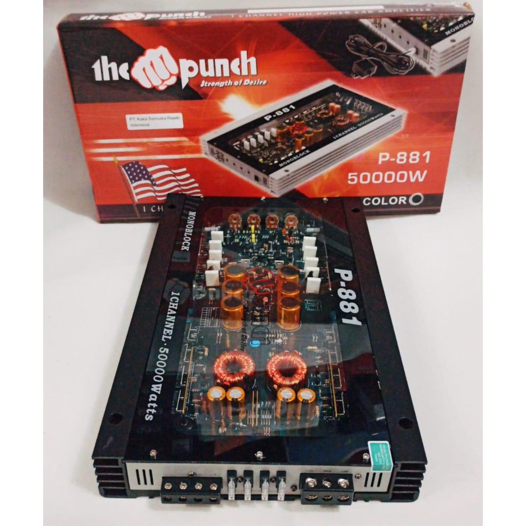 Jual The Punch P 881 Power Monoblock Audio Mobil | Shopee Indonesia