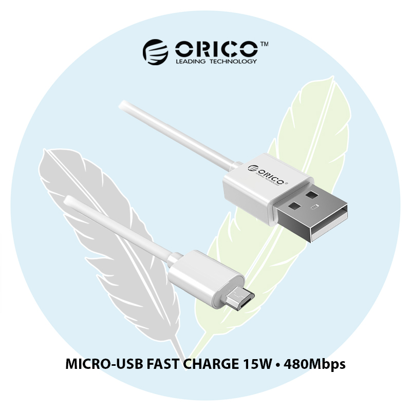 Jual Orico ADC-20 (Micro-USB 15W Fast Charge & Data Cable - 2 Meter) | Shopee Indonesia
