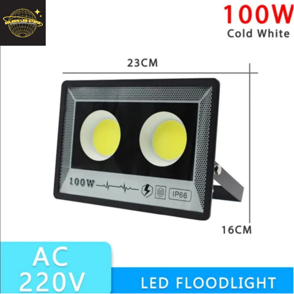 Jual LAMPU SOROT LED COB 100W PUTIH / LAMPU TEMBAK LED 100 WATT | Shopee Indonesia