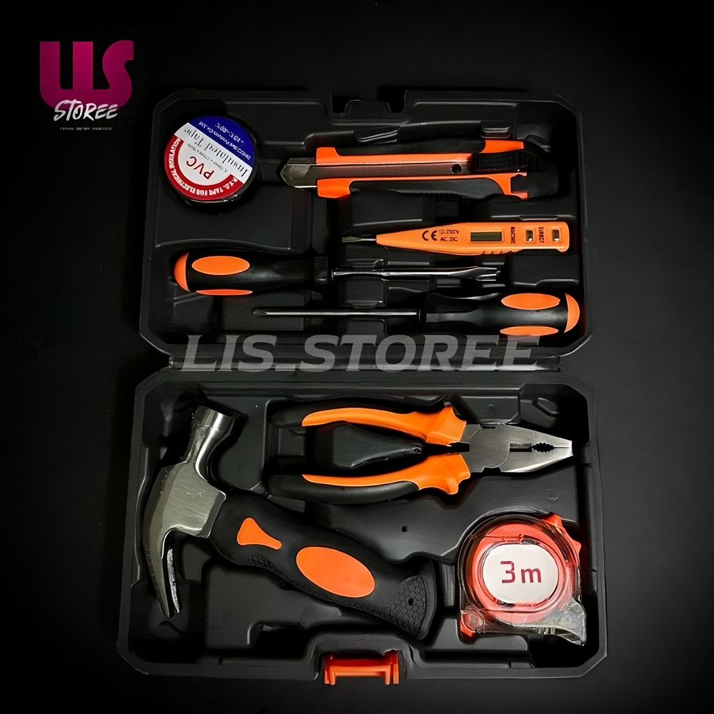 Jual Toolset Toolkit Toolbox Tool Set Tool Kit Tool Box Toolset LECHG TOOLS 13 PCS Kenmaster ...