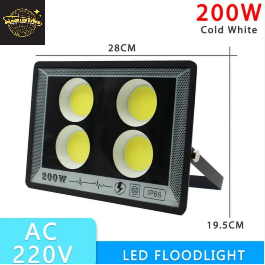 Jual LAMPU SOROT LED COB 200W PUTIH / LAMPU TEMBAK LED 200 WATT | Shopee Indonesia