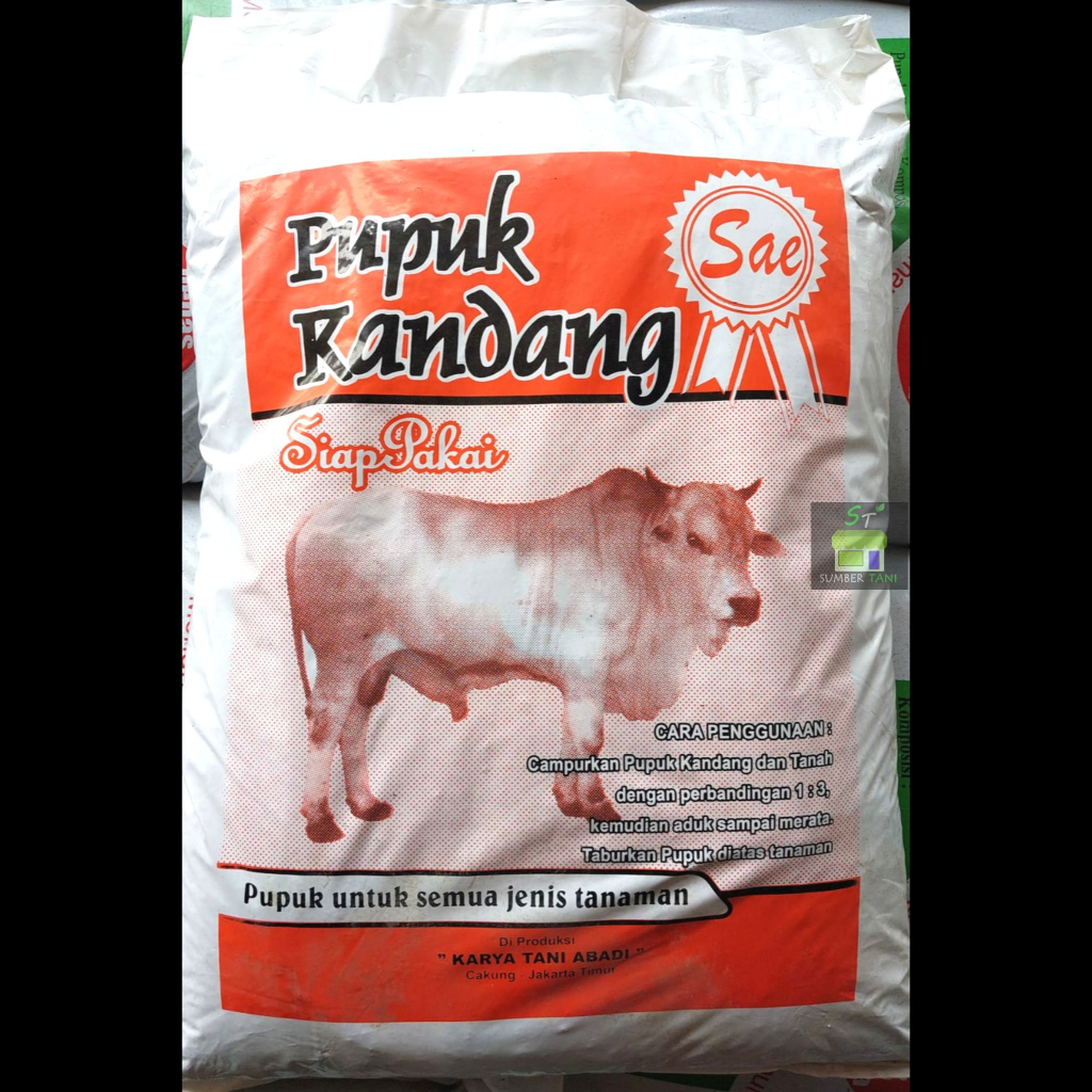 Jual Pupuk Kandang Kohe Sapi Organik Kompos Sae KTA | Shopee Indonesia