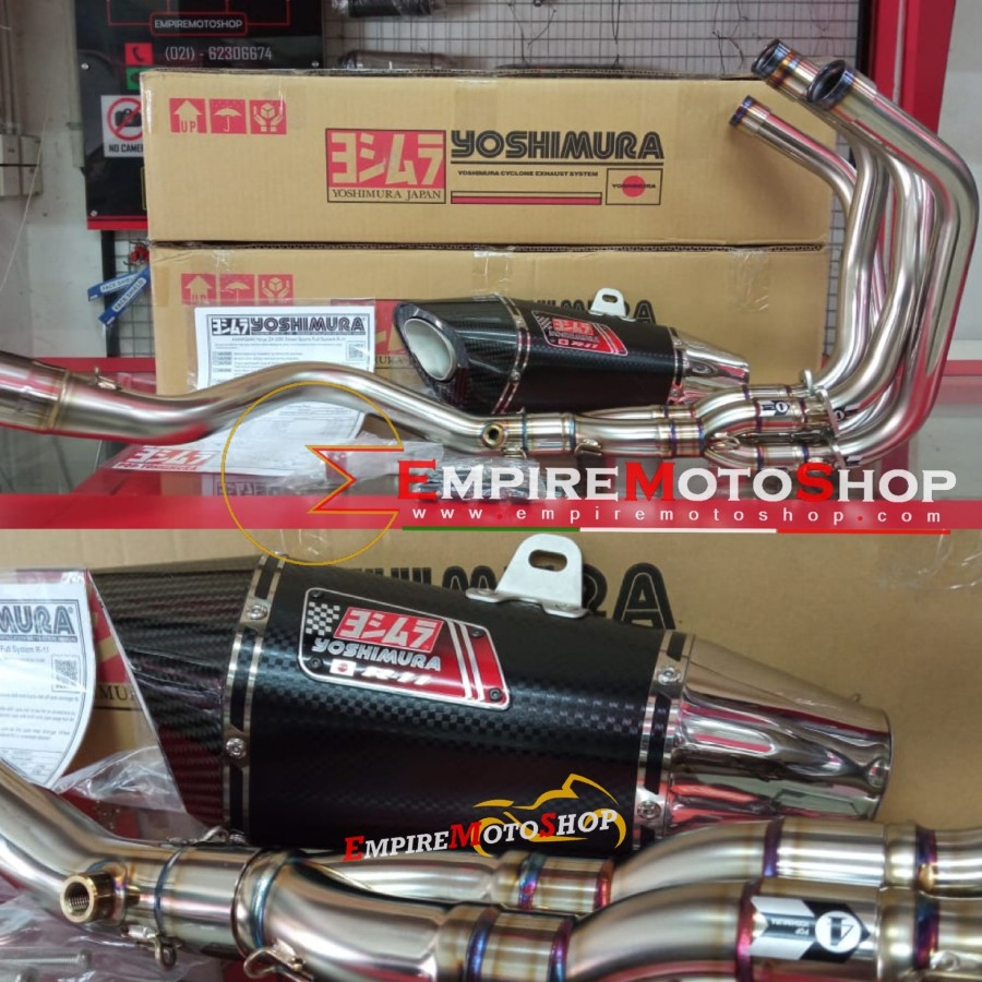 Jual Knalpot Yoshimura R11 ZX25R ZX 25 R Japan Black Carbon Fullsystem ...