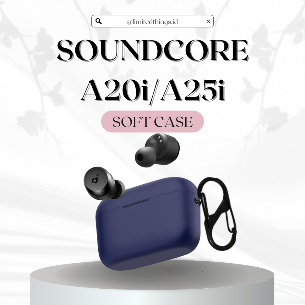 Jual PREMIUM SOFT CASE Soundcore A20i A25i Polos Plain Simple Warna ...
