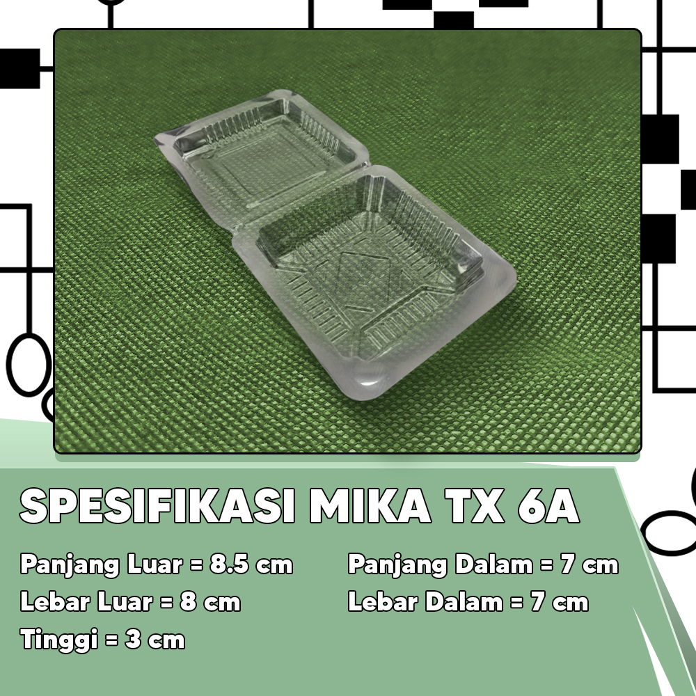 Jual Mika Kue Plastik 2A 4A 7C 7L Mika Plastik Bening | Shopee Indonesia