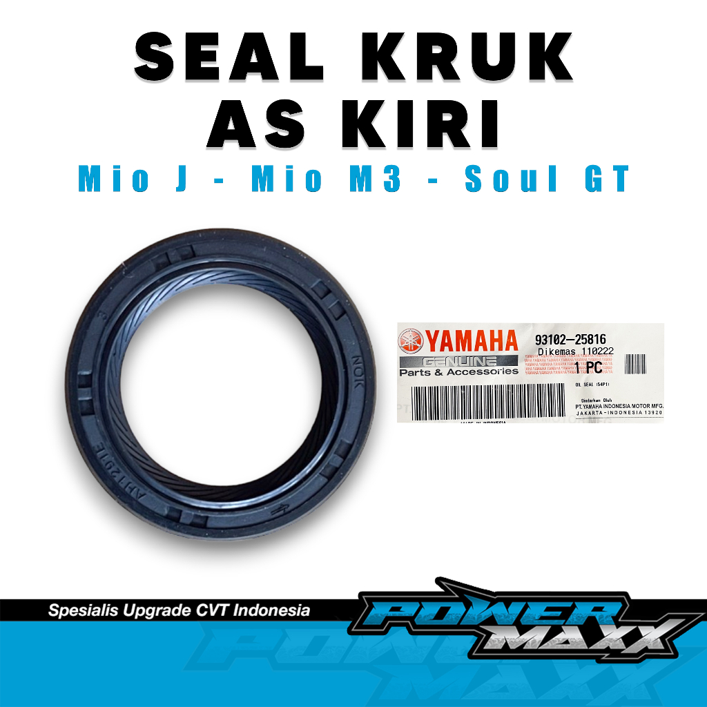 Jual Seal Kruk As Kiri Mio J X-RIDE 155 Mio M3 Xeon 93102-25816 Yamaha Genuine Parts | Shopee ...